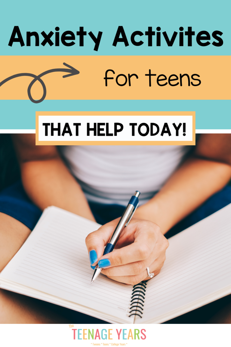 10 Anxiety Activities For Teens: Helping Them Manage Stress and Boost ...